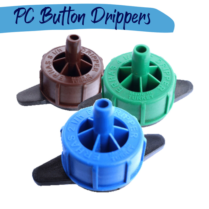 Afriq Drip 3mm Pressure Compensating Button Drippers for LDPE Pipe ...